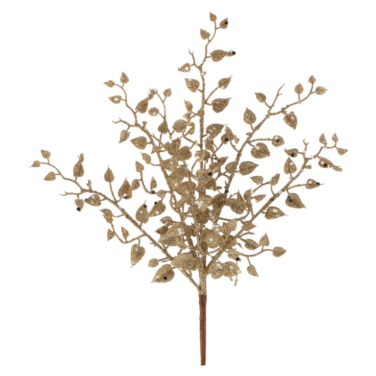 Rama hoja mini dorada brillo 38 cm | Sodimac - Falabella