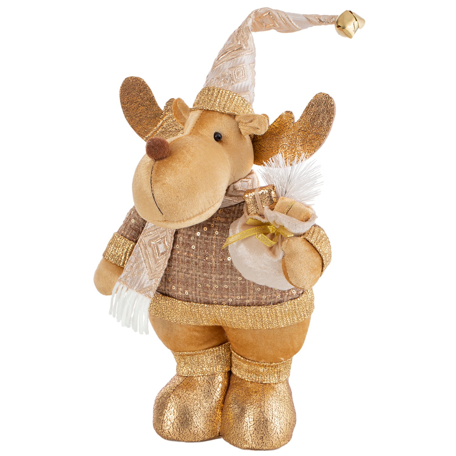 Reno de pie 35 cm dorado | Sodimac - Falabella