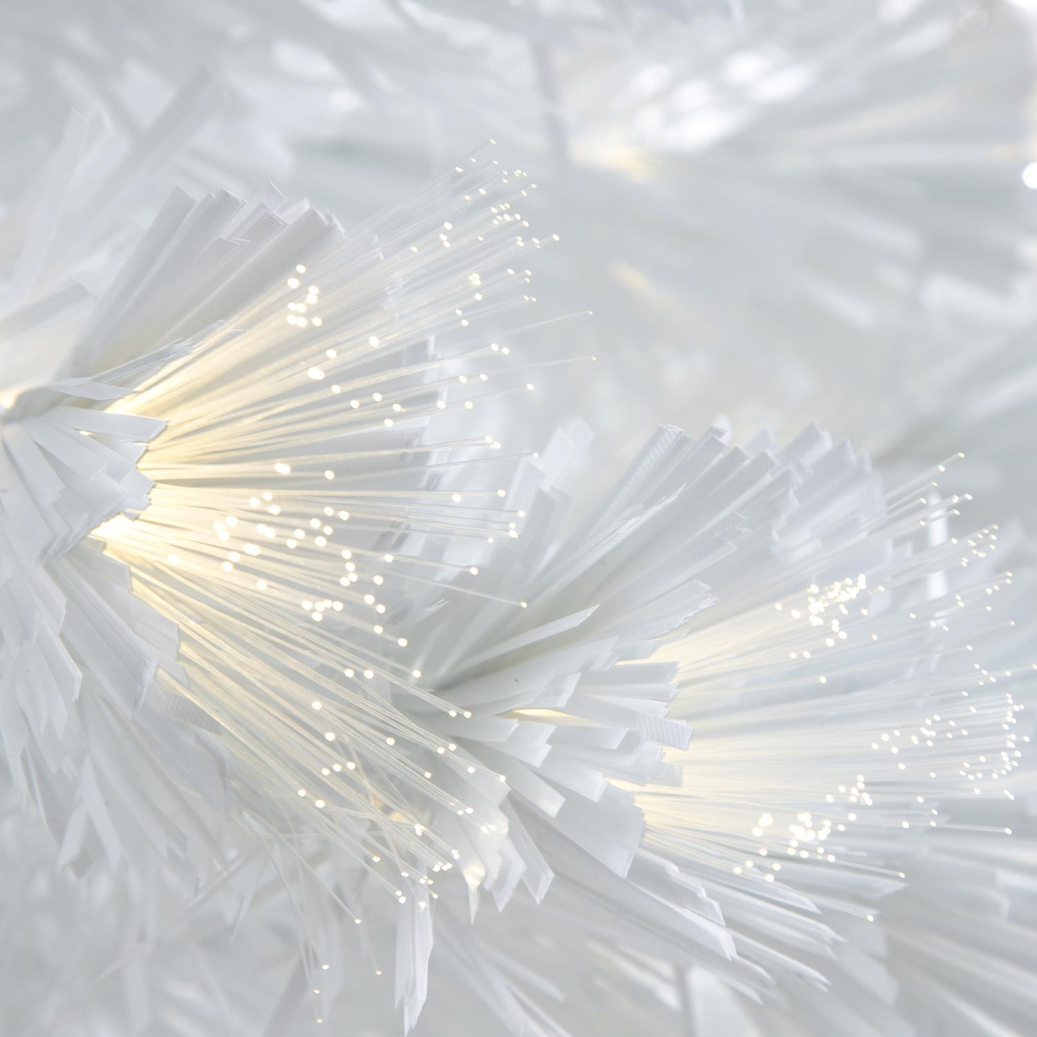 Árbol de Navidad Fibra Óptica 90 x 210 cm Blanco | Sodimac - Falabella