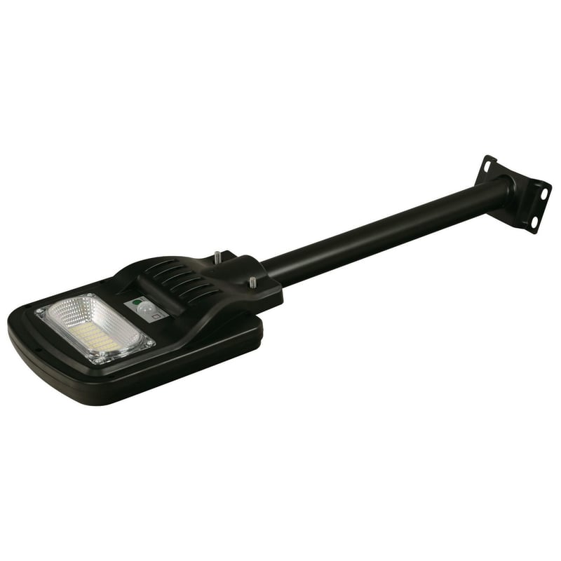 Lámpara Poste de Calle Led Solar con Control 50 W IP44 165 lm Luz Fría ...