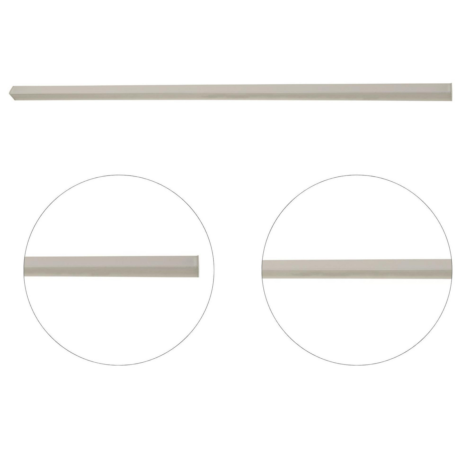 Kit Perfil Aluminio Blanco 1 Metro Sobremesa/Colgante | Sodimac Chile