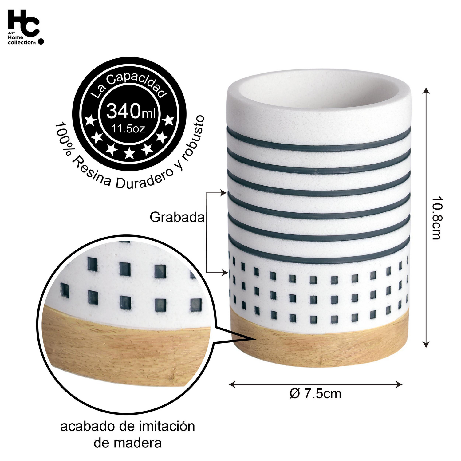 Vaso Nat Resina Multi | Sodimac - Falabella