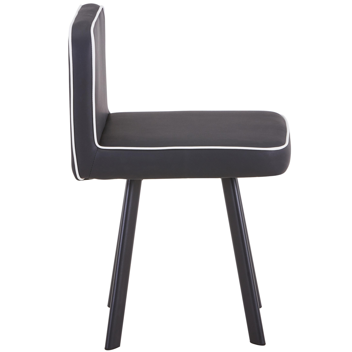 Juego de Comedor Pizza 6 Sillas Mesa Rectangular 90x75x150 cm Blanco ...