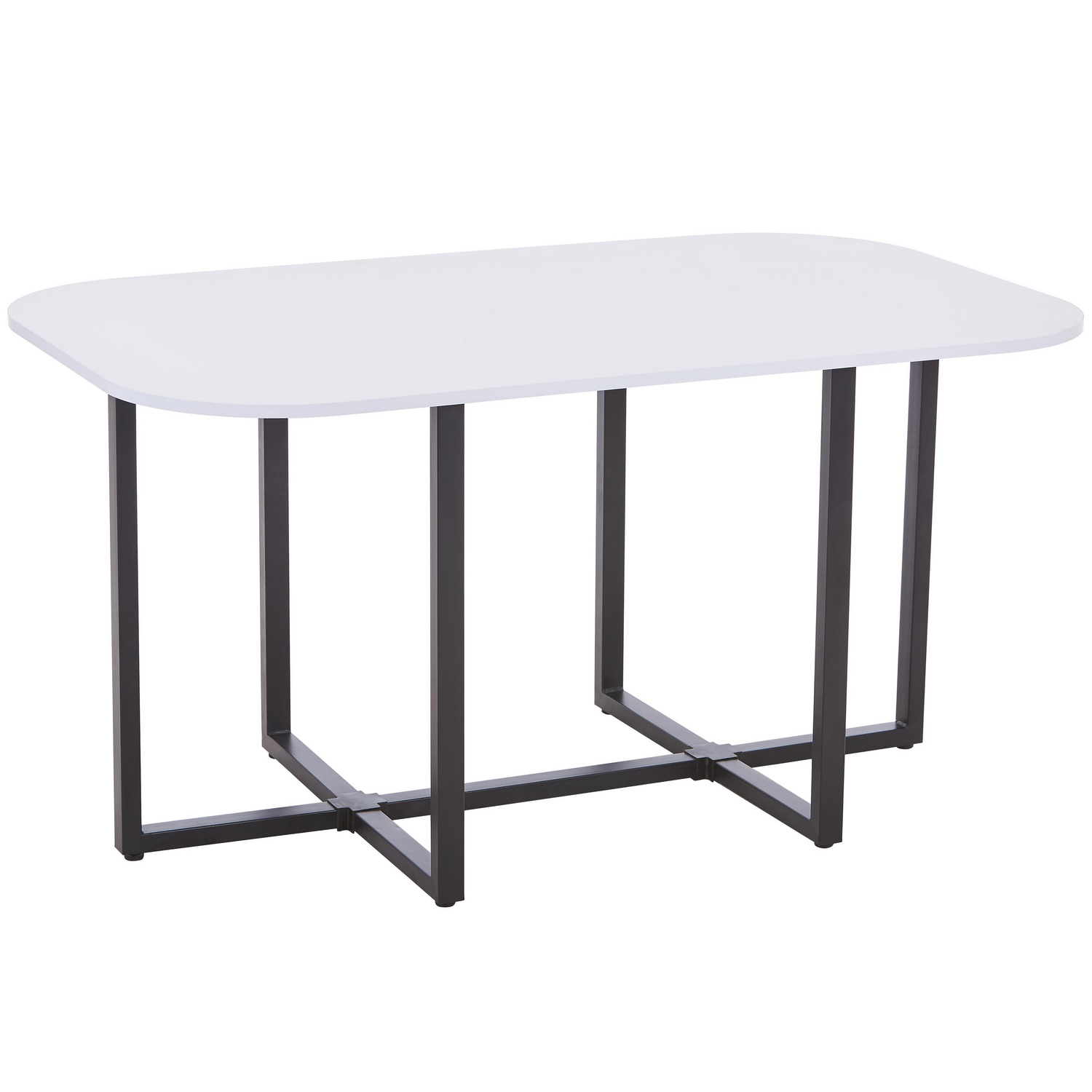 Comedor 6 Sillas Rectangular 90x75x150 cm Blanco/Negro | Sodimac ...