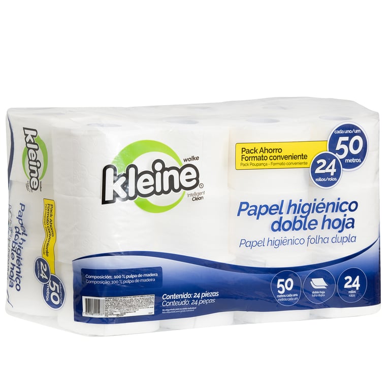 Papel Higiénico Doble hoja 24 Rollos x 50 m | Sodimac Chile