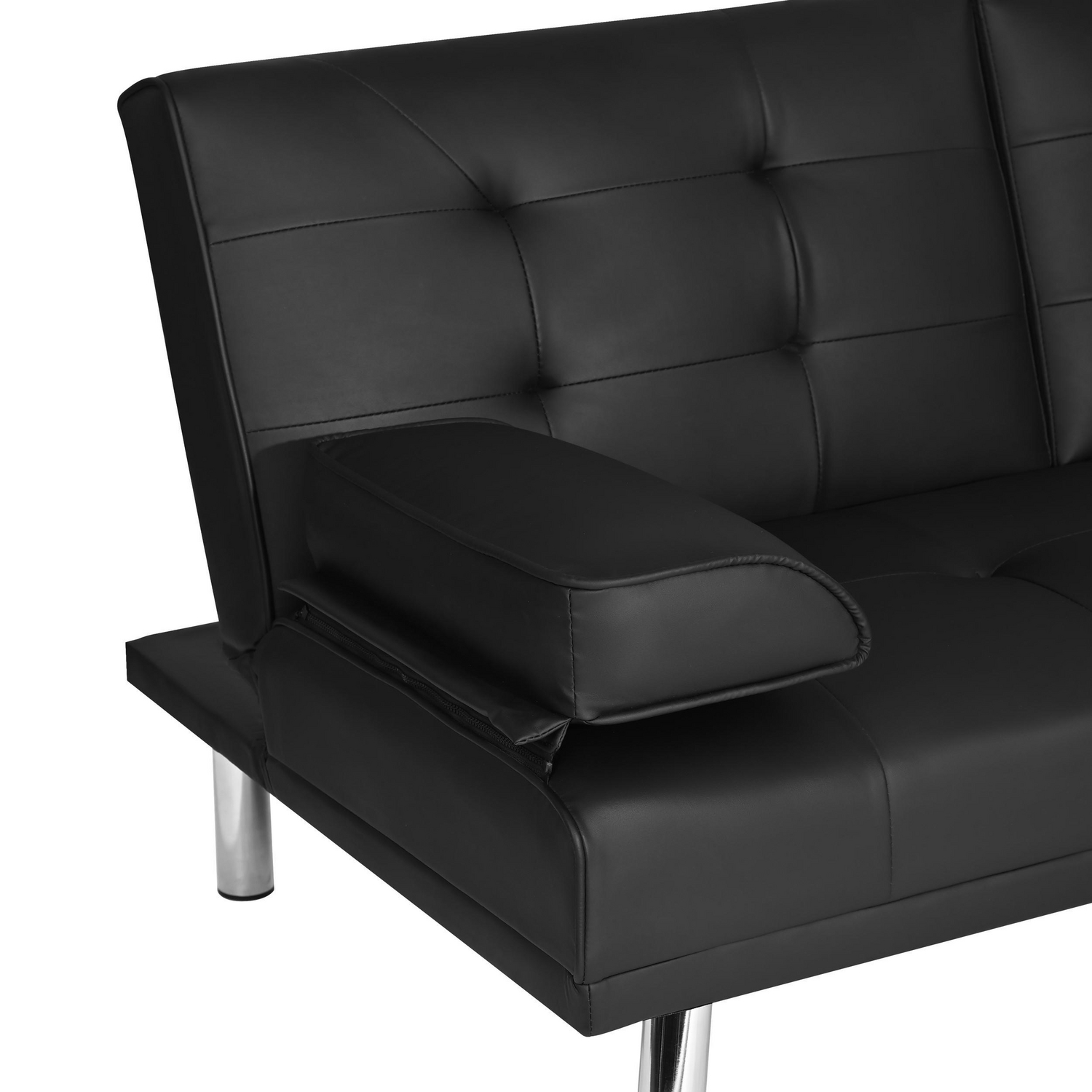 Futón Aveiro Negro 180x84x77 cm | Sodimac - Falabella