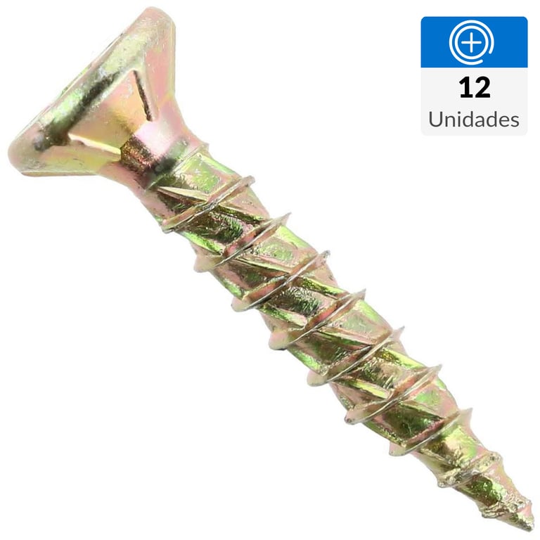 Tornillo Turbo screw Madera Cabeza Phillips Madera 3/4 " 8 mm 12 ...