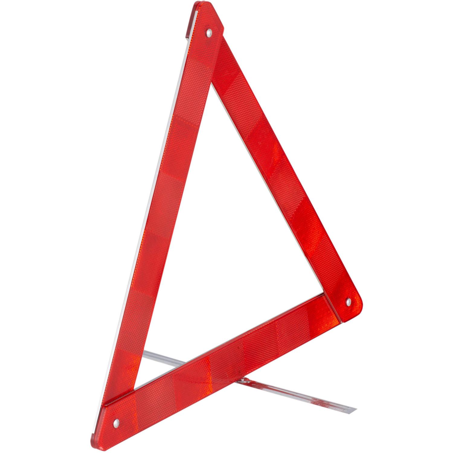 Triángulo reflectante 40x40x40 cm rojo | Sodimac - Falabella
