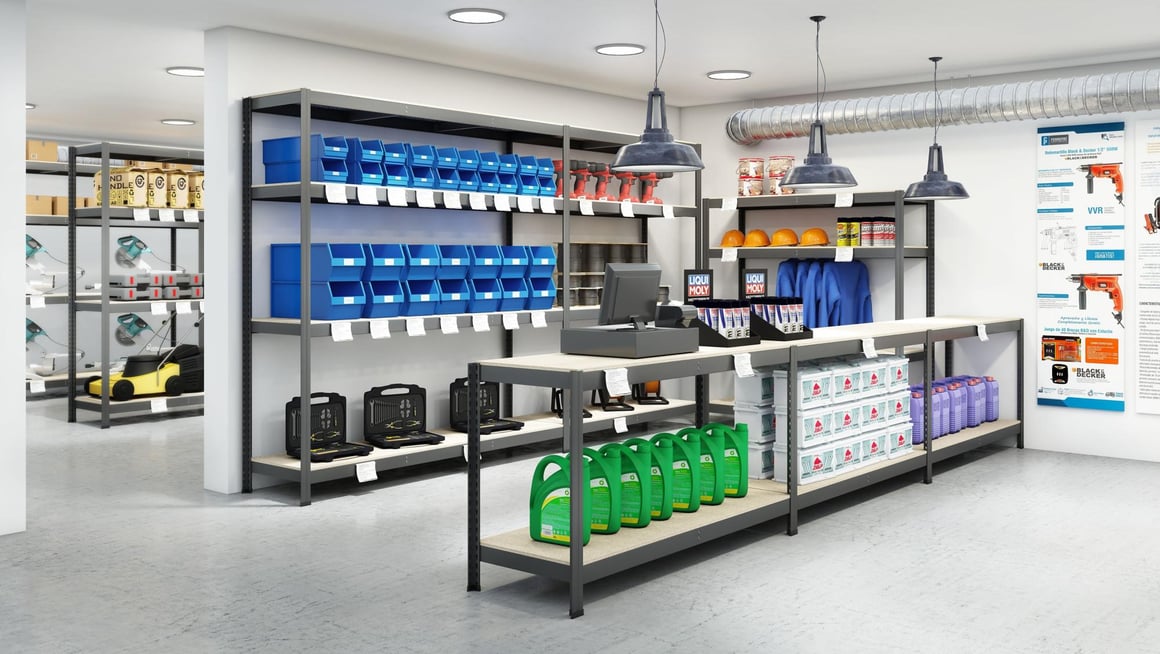 Estante Stocker 4 Nivel(es) 210x200x60 cm Negro | Sodimac - Falabella