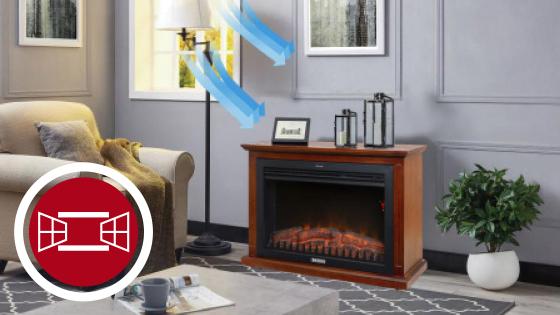 Chimenea Eléctrica Convección 2000 W TH-FP100 | Sodimac - Falabella