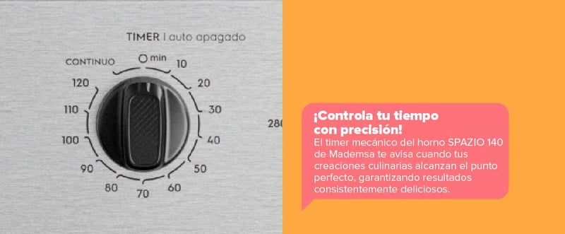 Horno Eléctrico Empotrado 66 Litros M SPAZIO 140A | Sodimac - Falabella