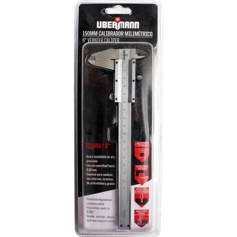 Calibrador Pie De Rey 6 Pulgadas Uberman UBERMANN | falabella.com