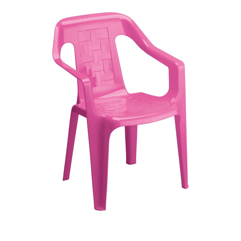 Silla plástica infantil estrella rosada RIMAX | falabella.com