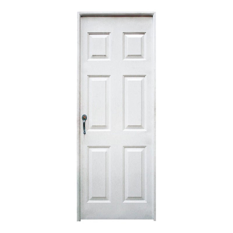 Puerta 0.90X2.10 Mts. Blanca Galv 6 Paneles - Ap. Derecha Cal 20 D&D ...