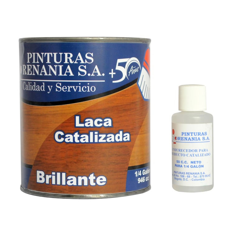 Laca Catalizada Brillante 1/4 Galón RENANIA | falabella.com