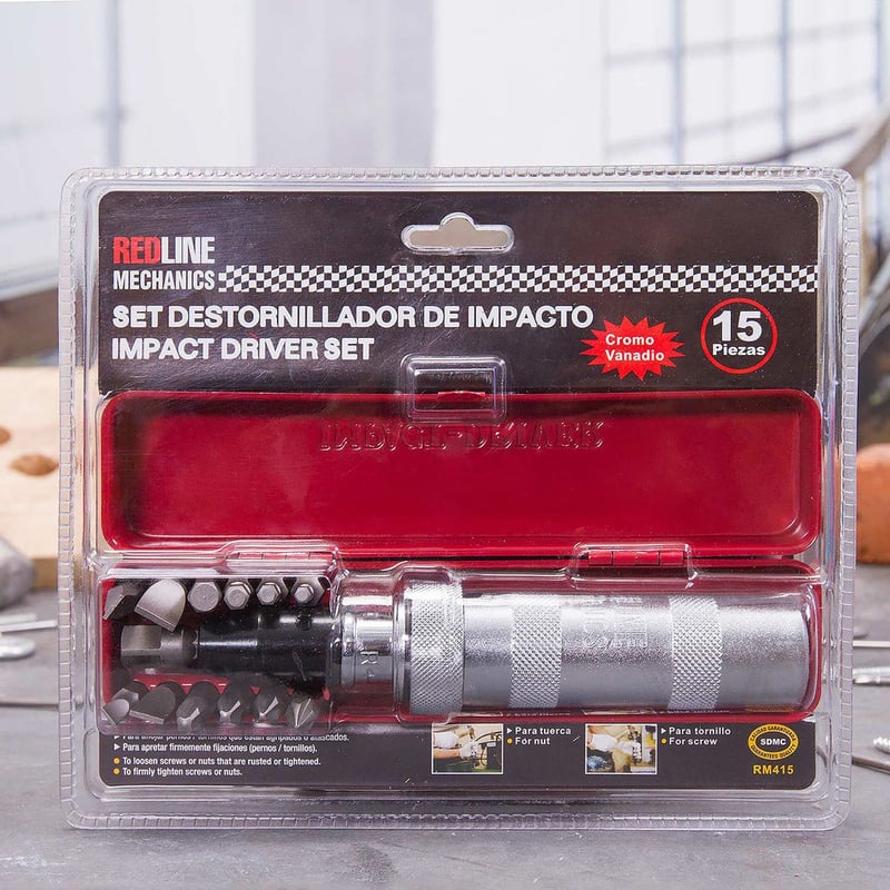 Destornillador De Golpe 15 Piezas Rm415 Redline REDLINE | falabella.com