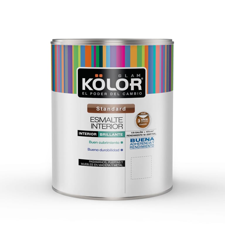 Esmalte Tabaco Claro Interior 1/8 Galón KOLOR | falabella.com