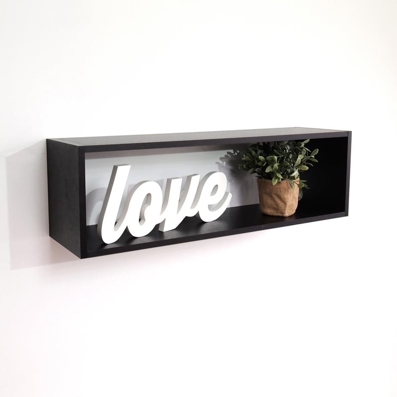 Repisa Rectangular 84x25x22 cm Wengue HOMESTYLE | falabella.com