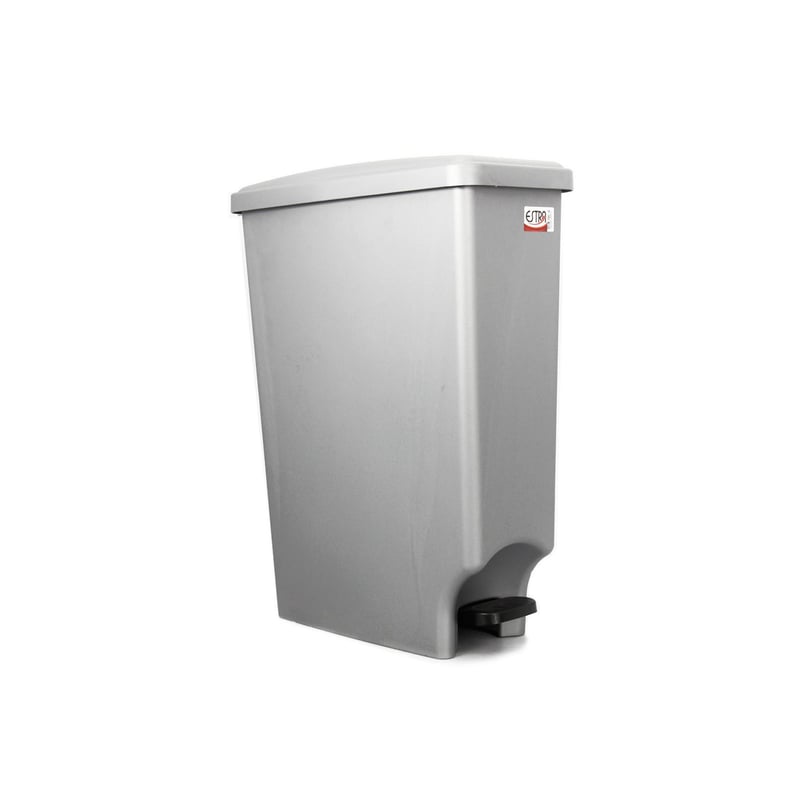 Caneca Plástica 42L Gris Con Pedal ESTRA | falabella.com
