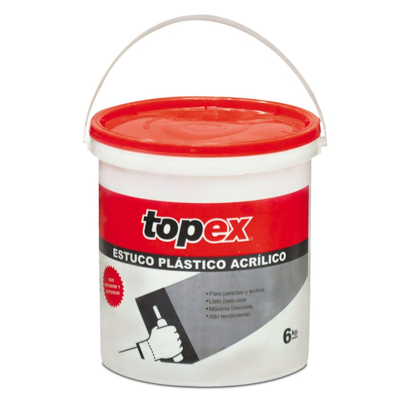 Estuco Plástico 1 Galón Interior / Exterior TOPEX | falabella.com