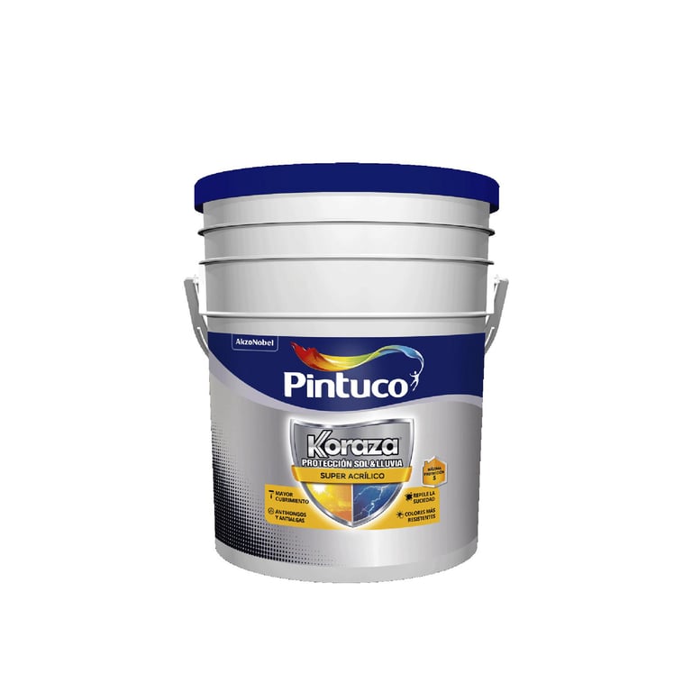 Pintura Koraza Blanco 5 Galones Exterior PINTUCO | falabella.com