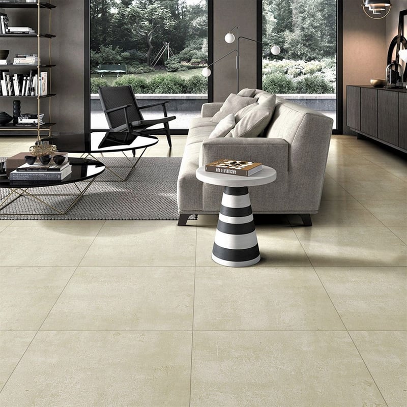 Piso Gres Porcelanico Esmaltado Beige 60x60cm Caja 1.44 m2 HOLZTEK ...