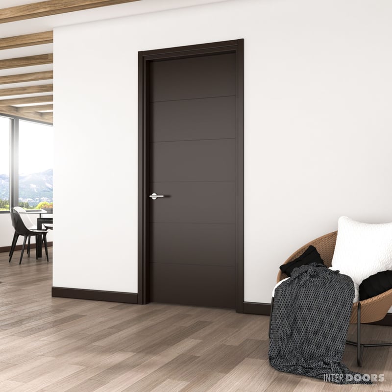 Puerta Valerie 60x214 cm Chocolate GENERICO | falabella.com