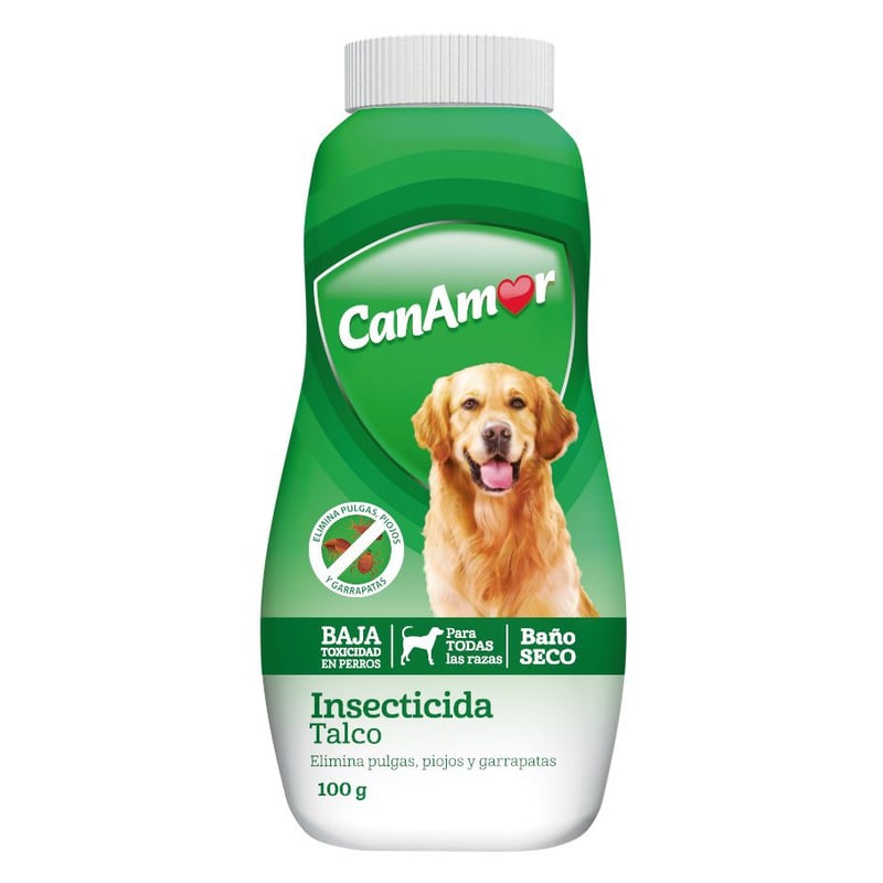 Talco Baño Seco Para Perro Insecticida Canamor 100g CANAMOR | falabella.com