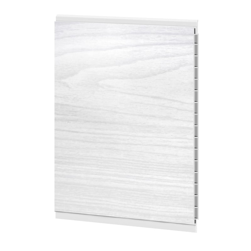 Cielo raso pvc, lámina de 3m2 catedral gris claro, lámina de 3m x 25cm ...