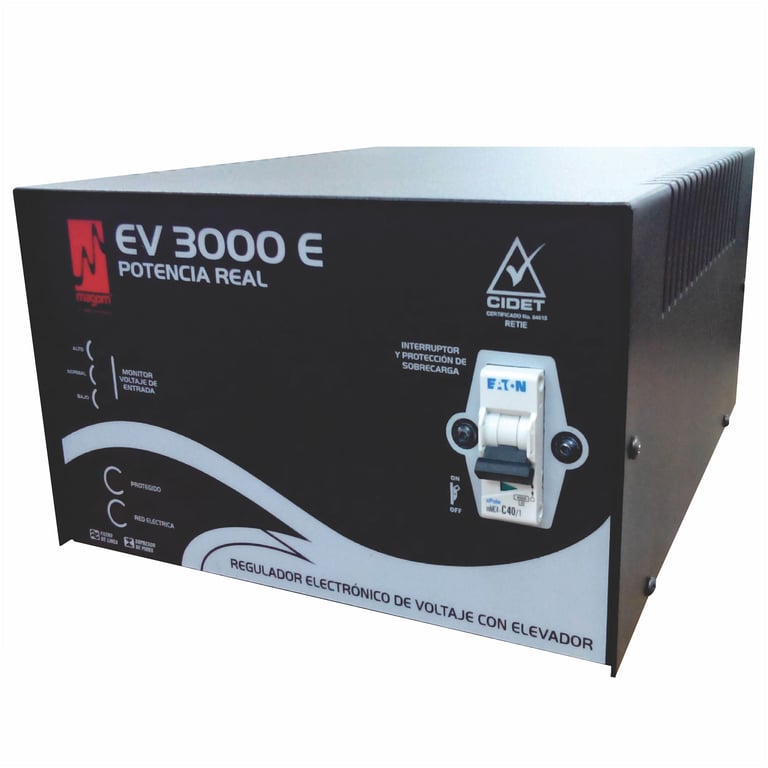 Regulador de Voltaje Elevador EV 3000E MAGOM | falabella.com