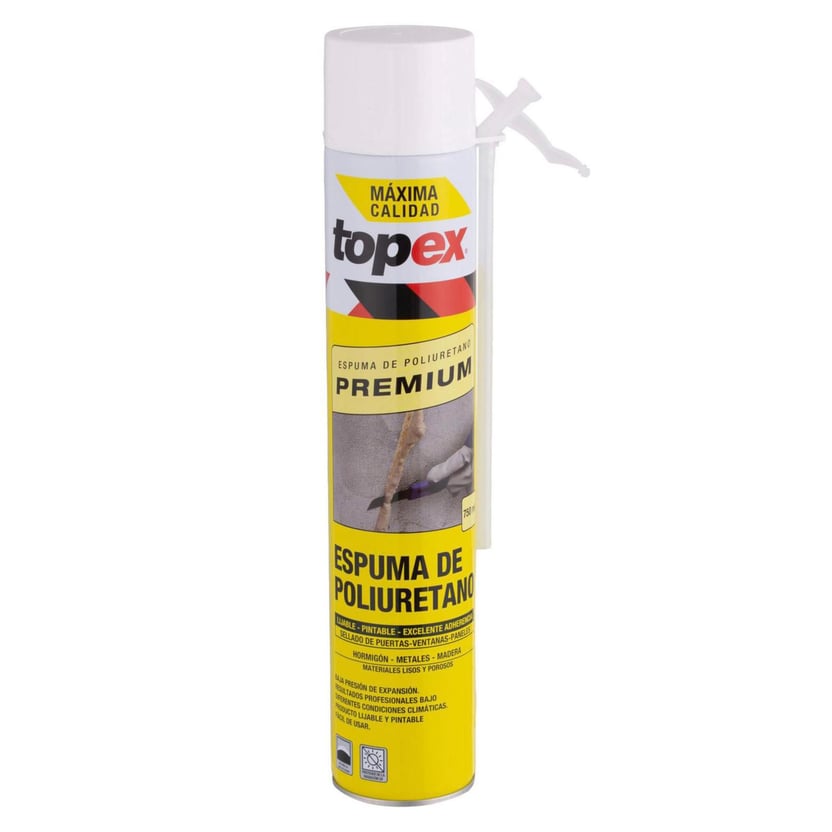 Espuma Poliuretano Topex 750 ml - Homecenter.com.co