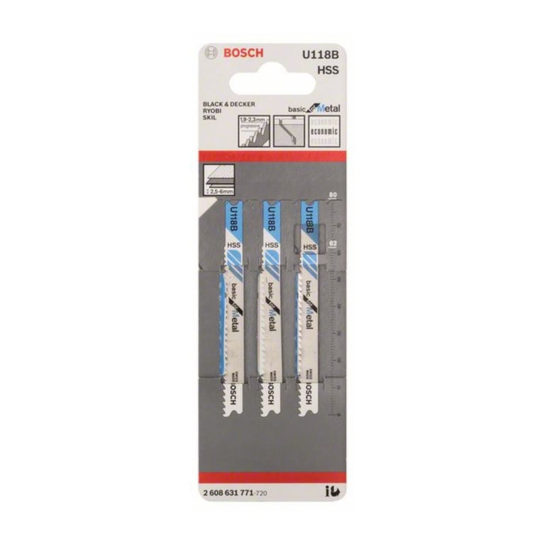 Set X 5 Hojas Calar T Metal Basico T118b Bosch BOSCH | falabella.com