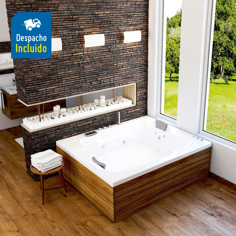 Jacuzzi Bonaire spa 183x152 cm con mantenedor de temperatura - Blanco ...