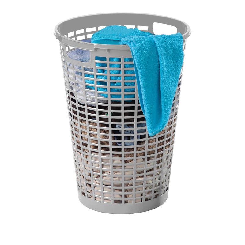 Canasta Para Ropa Plastica 50 Litros Gris Redonda RIMAX | falabella.com