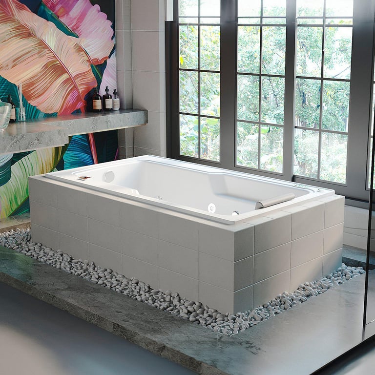 Jacuzzi Francesa 160x90 Blanco C2-Cp-M15 Incluye Mantenedor de ...