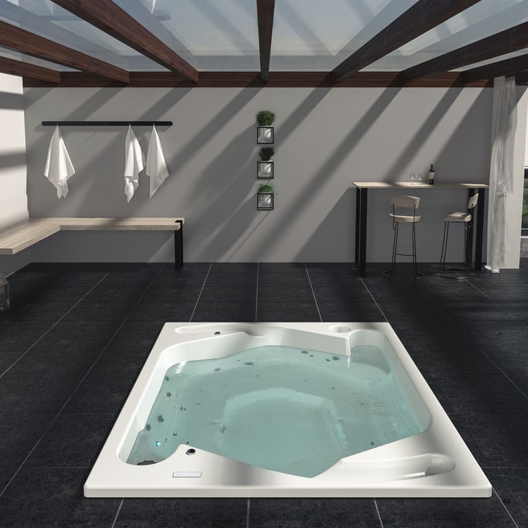 Jacuzzi Galápago 250x200 Blanco-C4-E8t8-Cgn FIRPLAK | falabella.com