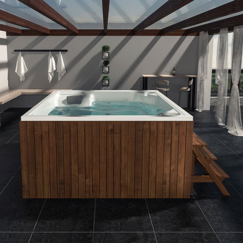 Jacuzzi Spa Hidro-Aero - Blanco FIRPLAK | falabella.com