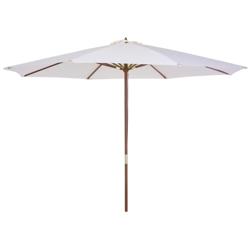 Parasol Madera 4 Mt Blanco JUST HOME COLLECTION | falabella.com