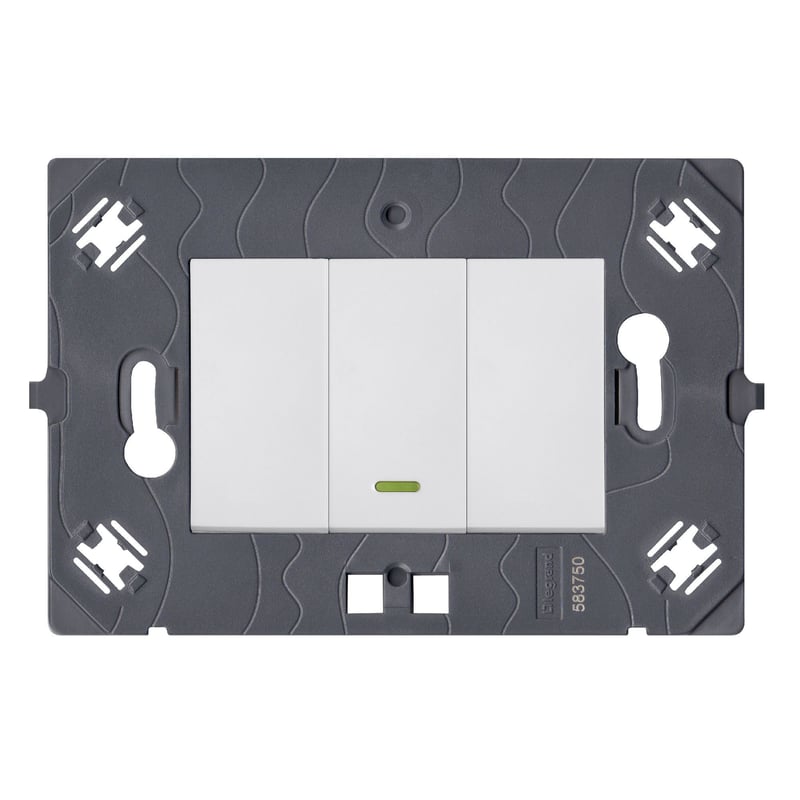 Interruptor Sencillo Cuadrado Cuadrado Arteor Bco LEGRAND | falabella.com