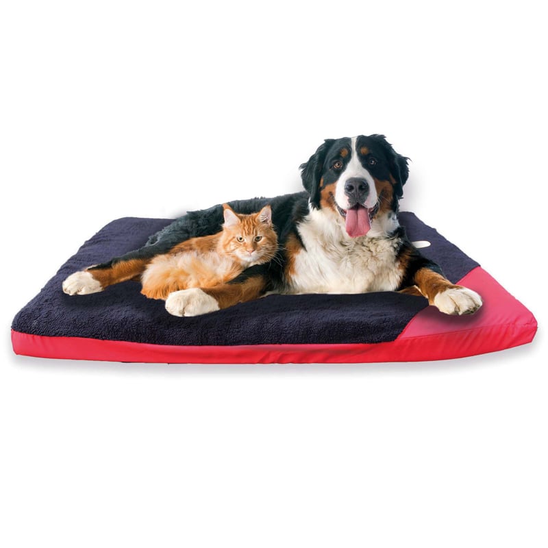 Colchón Para Perro Super Ortopédico Gigante Argos Rojo PETIZOOS ...