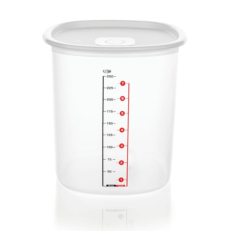 Recipiente Cuadrado De 9 Litros Linea Blanca ESTRA | falabella.com