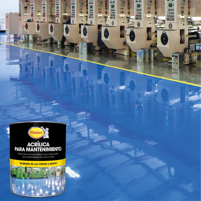Pintura Acrílica Brillante Gris 1 Galón PINTUCO | falabella.com