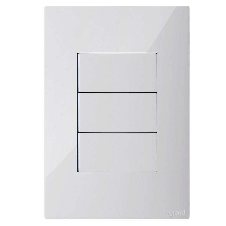 Interruptor Triple Clickme Blanco LEGRAND | falabella.com