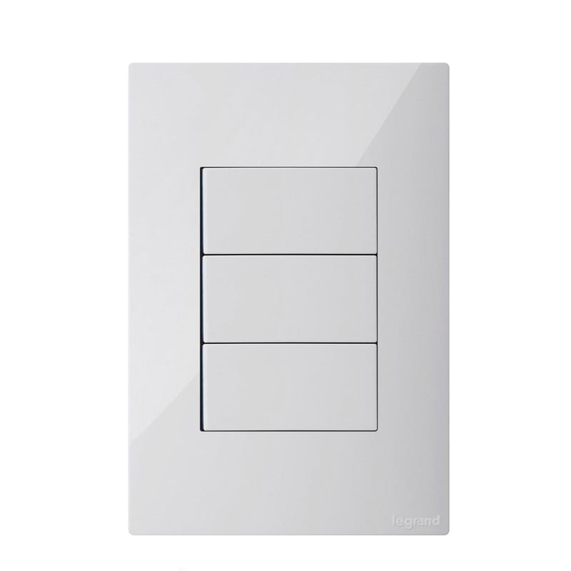 Interruptor Triple Conmutable Clickme Blanco LEGRAND | falabella.com