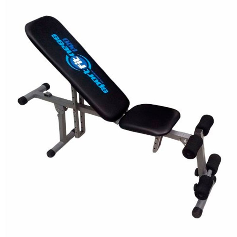 Banco Inclinable Gimnasio Ejercicio Múltiple Capacidad 100Kg Color Gris ...