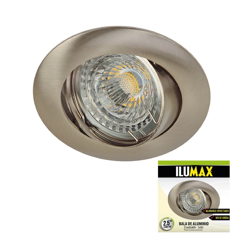 Ojo Spot Dirigible Satín Aluminoi ILUMAX | falabella.com