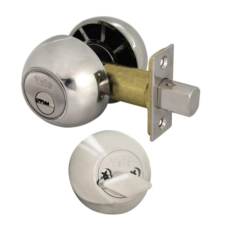 Cerrojo Para Puertas de Vidrio Llave Mariposa Serie 170 YALE ...