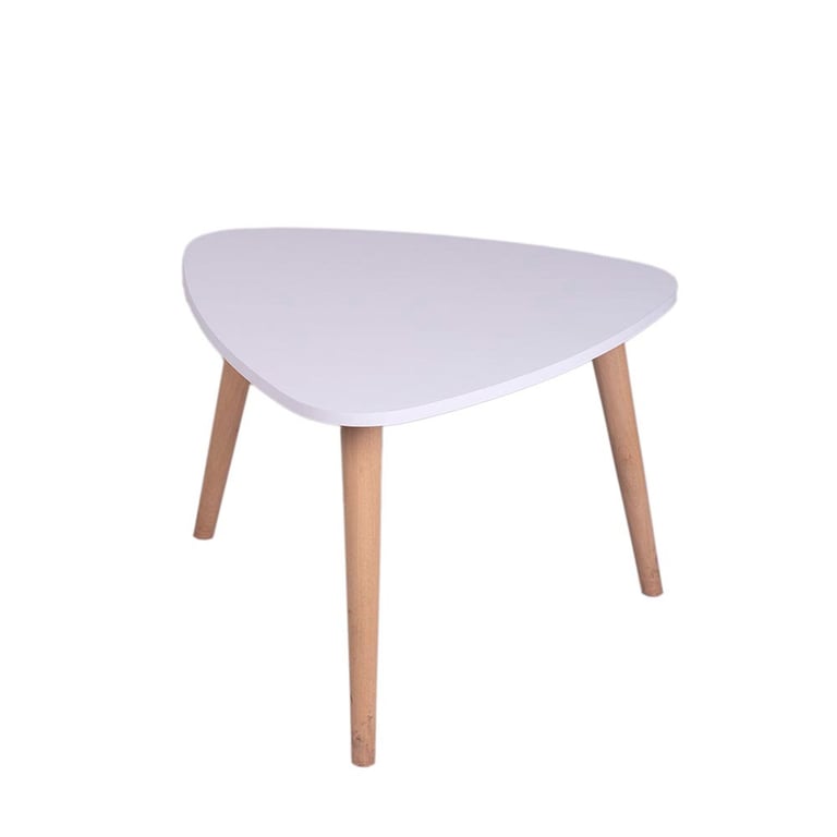 Mesa de Centro Triangular Nao 40x60x60cm Blanco DKO DESIGN SAS ...
