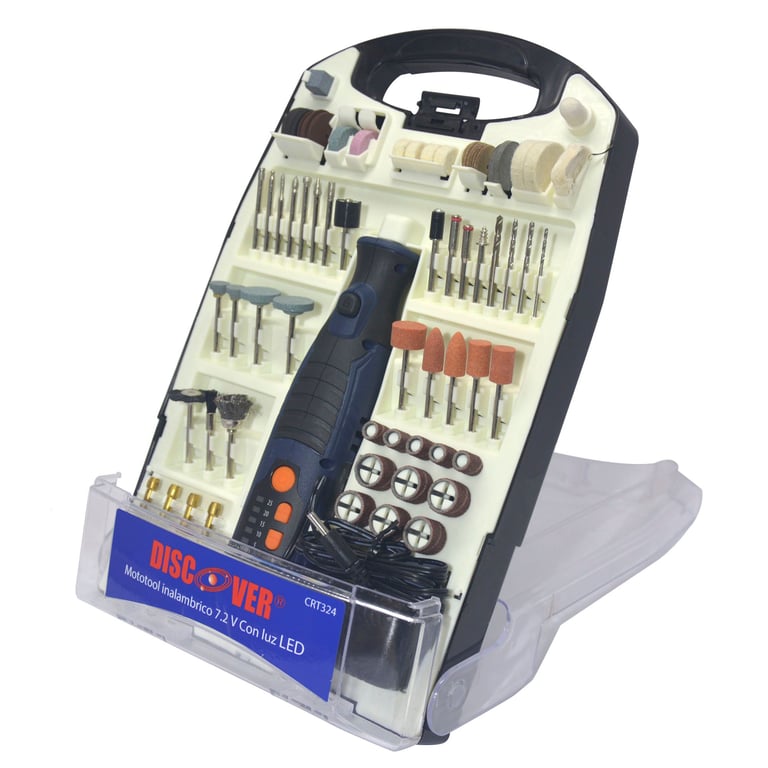 Kit Mototool Inalámbrica 7.2v 25000rpm 110 Accesorios | falabella.com