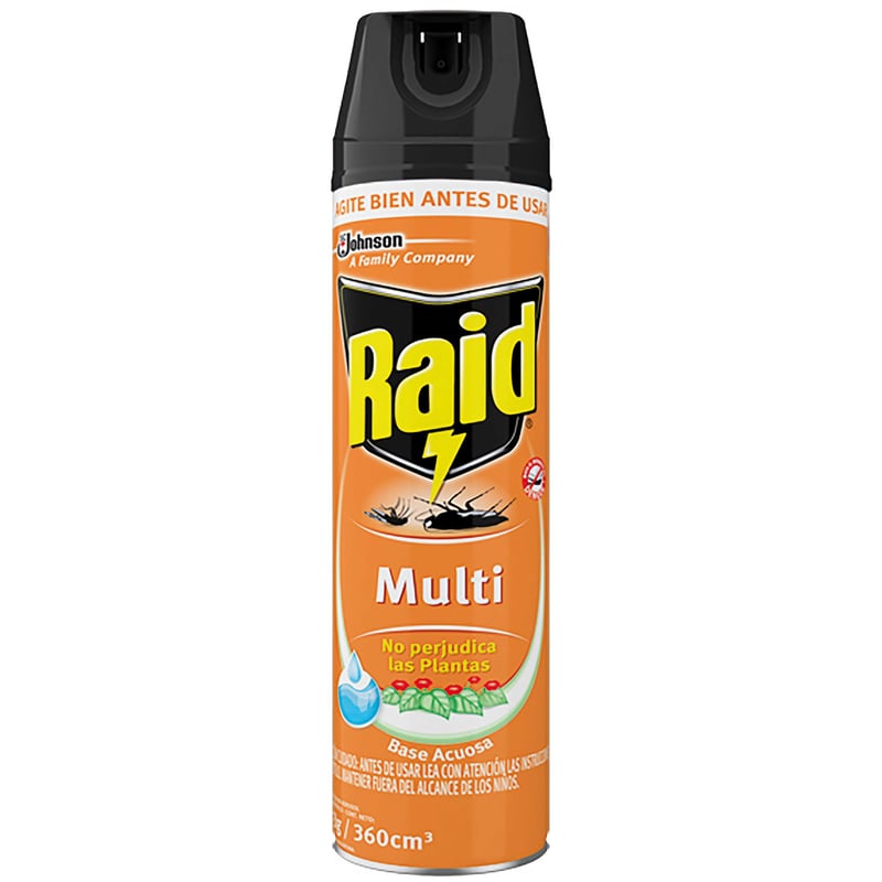 Insecticida Aerosol Multiproposito Raid 360cc RAID | falabella.com